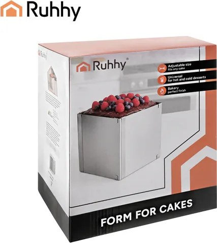 Ruhhy Obdélníková dortová forma Ruhhy/okraj na cukrovinky