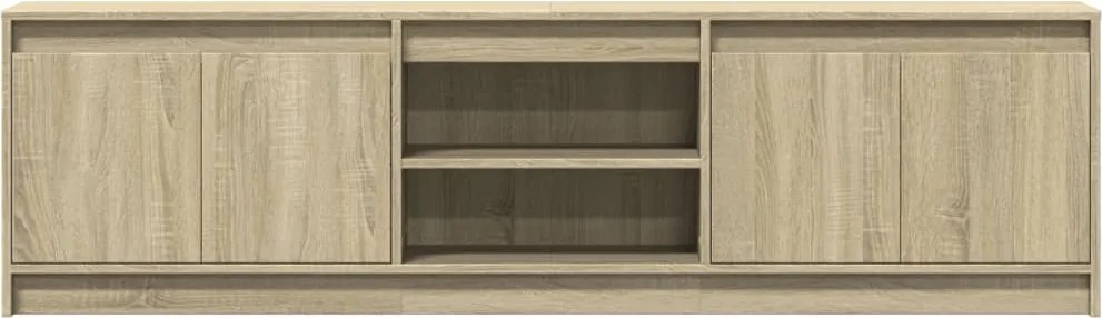 TV skříňka s LED dub sonoma 180 x 34 x 50 cm kompozitní dřevo 3307914