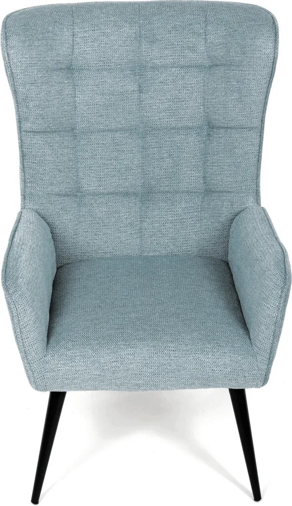 Relaxační křeslo ušák WIPPY - zelená látka