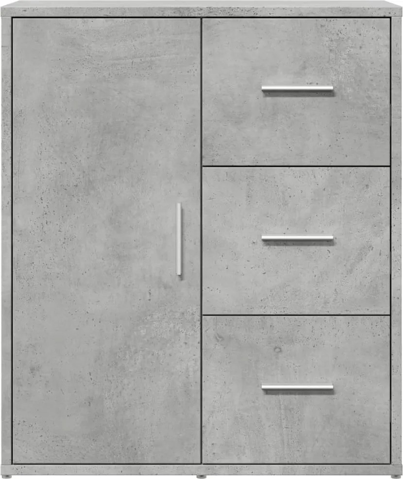 Příborníky 2 ks betonově šedé 60 x 31 x 70 cm kompozitní dřevo 3276556