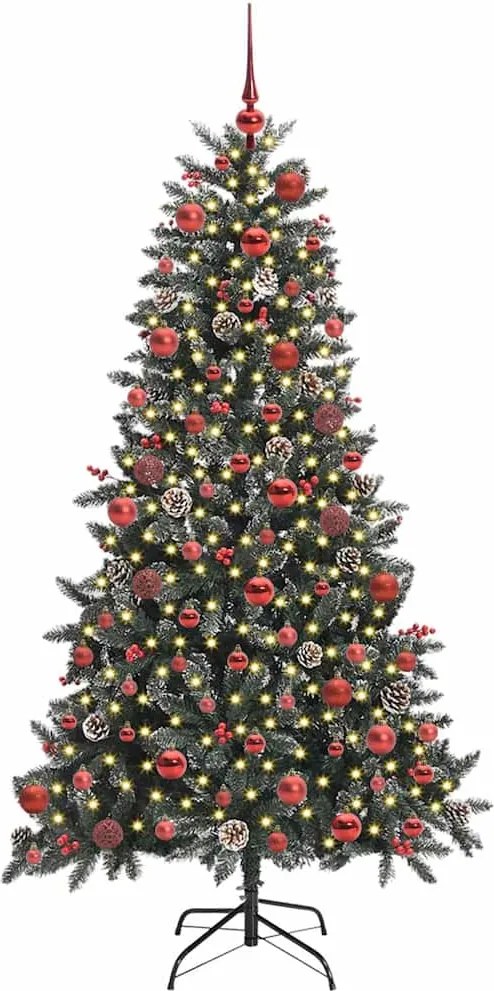 Umělý vánoční stromeček Zelená 180 cm PVC, plast a ocel 3395880