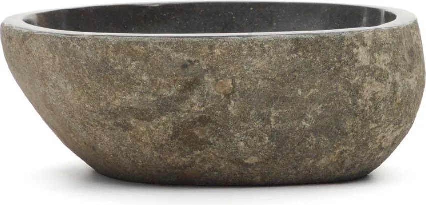 Šedé kamenné kulaté umyvadlo ø 40 cm Tetsu – Kave Home