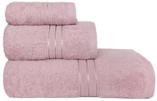 Bavlněný ručník Rondo 70x140 cm růžový