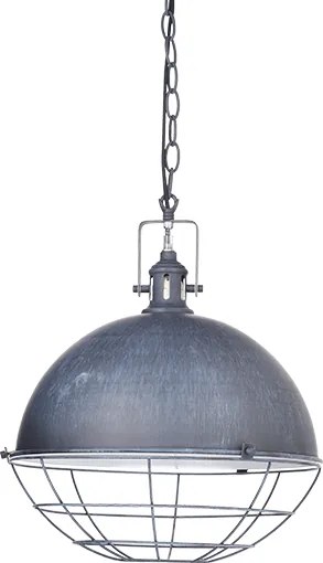 ACA DECOR Závěsné retro svítidlo s mřížkou - ANTIQUE Ø 37 cm