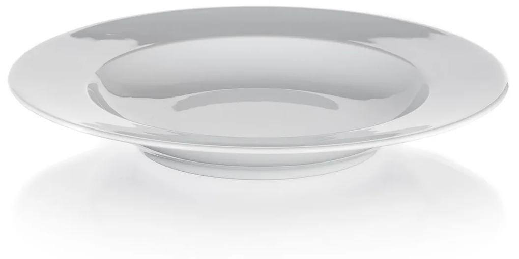 Banquet Talíř porcelánový hluboký RITA 22,5 cm, 6 ks, bílá