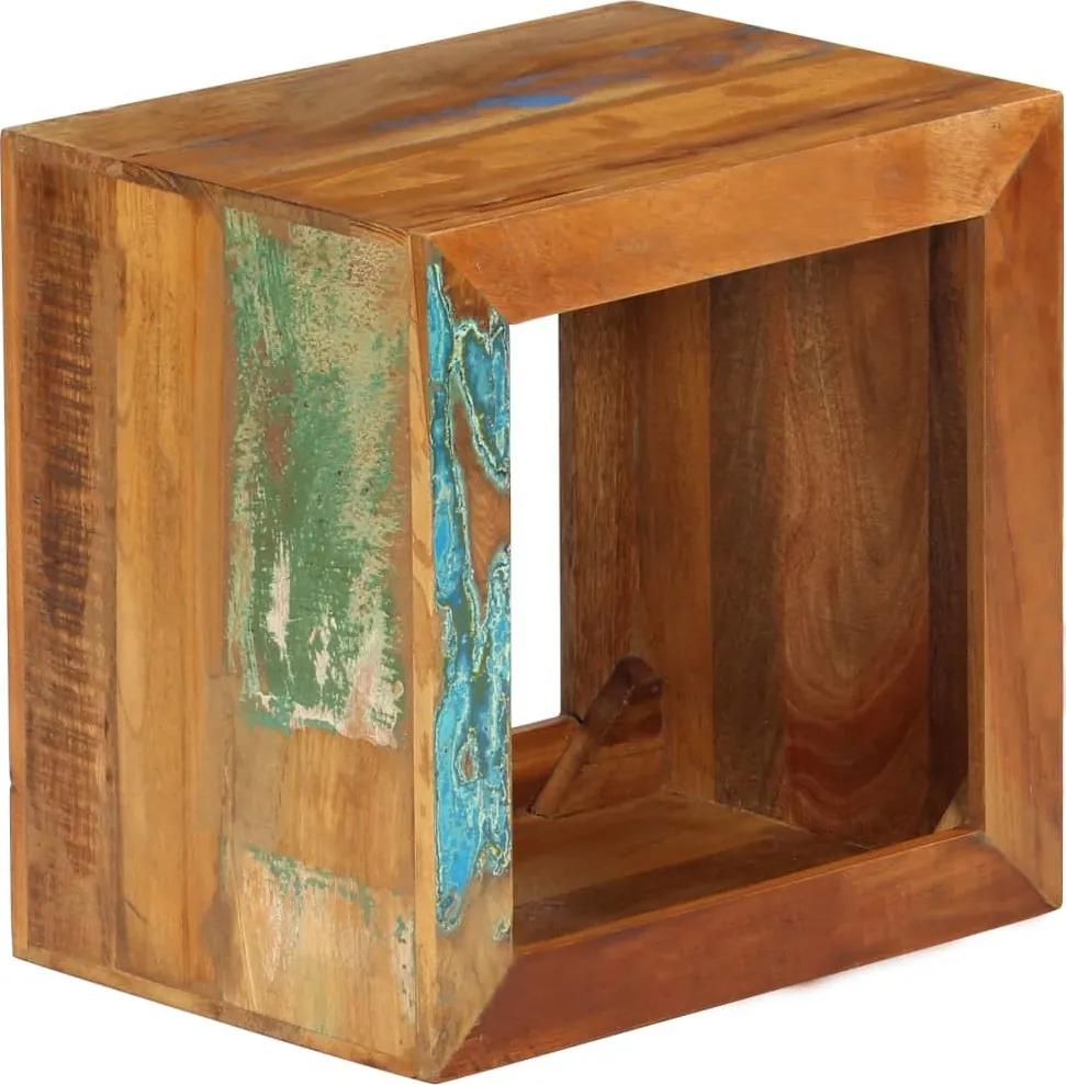 vidaXL Stolička 40 x 30 x 40 cm masivní recyklované dřevo [246270]