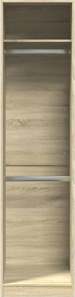 Šatní skříň dub sonoma 50 x 50 x 200 cm kompozitní dřevo 3307785