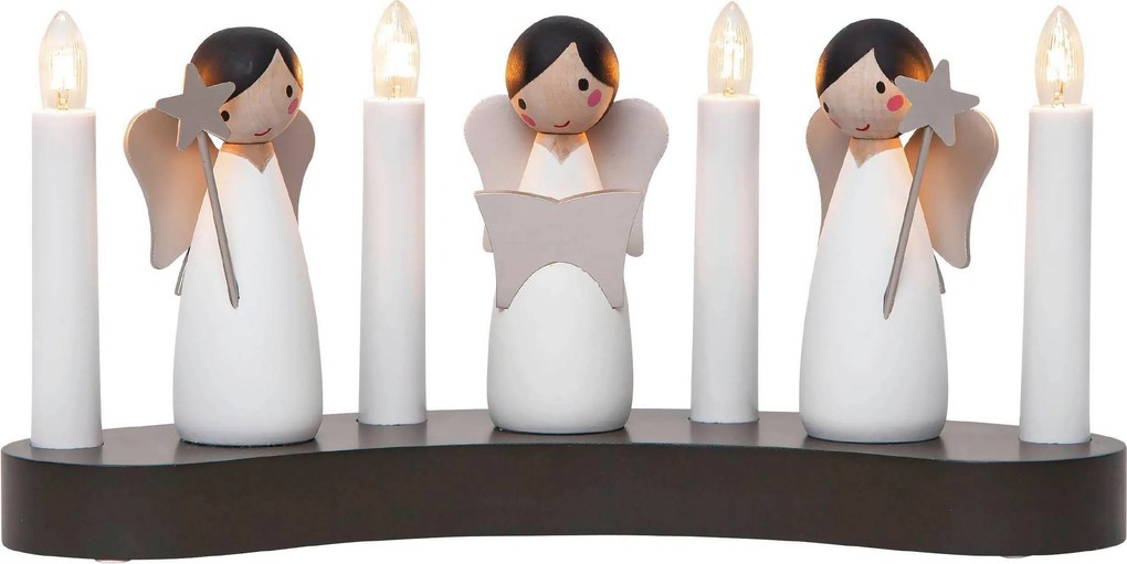 XXXLutz LED SVÍČKA dřevo, kov, plast Eglo - Online Only svítidla - 003348311301