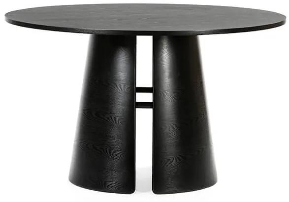 Kulatý jídelní stůl cep černý ø 137 x 75 cm MUZZA