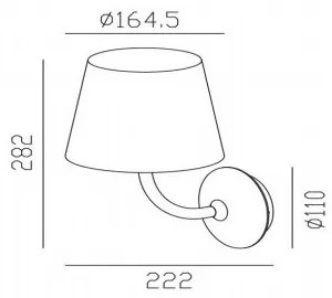 Gardino LX1791 - LED Venkovní nástěnná lampa VIOLA LED/7W/230V IP65