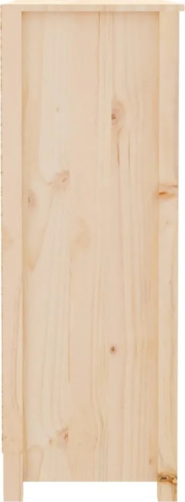 vidaXL Knihovna 80 x 35 x 97 cm masivní borovice [821679] Barva: medová hnědá