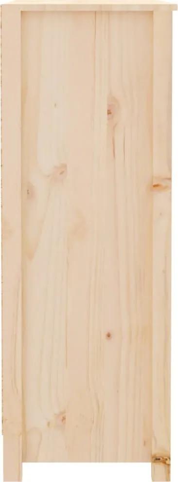 vidaXL Knihovna 80 x 35 x 97 cm masivní borovice [821679] Barva: Přírodní