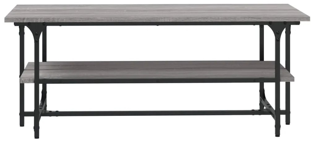 Konferenční stolek šedý sonoma 100x50x40 cm kompozitní dřevo - Default Title