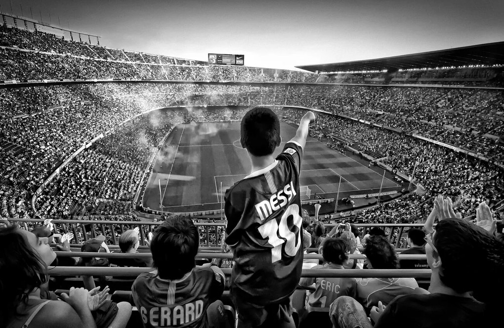 Umělecká fotografie Cathedral of Football, Clemens Geiger, (40 x 26.7 cm)