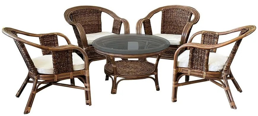 Sada rattan Romilly 1+4
