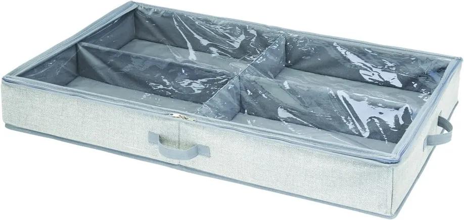 Šedý úložný box pod postel iDesign Aldo, 53 x 91 cm | BIANO
