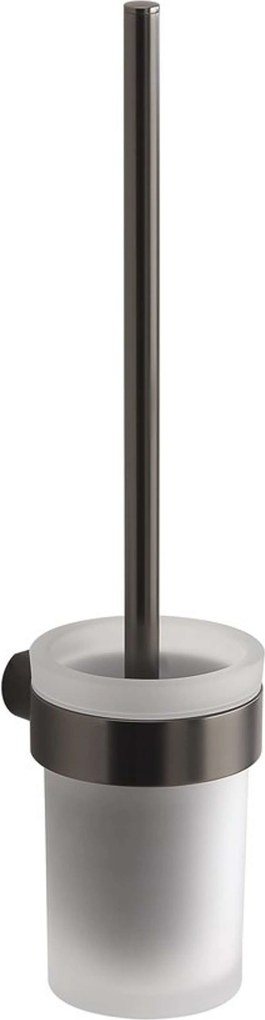 Sapho Gedy Pirenei - WC štětka závěsná, mléčné sklo/gun metal PI330381
