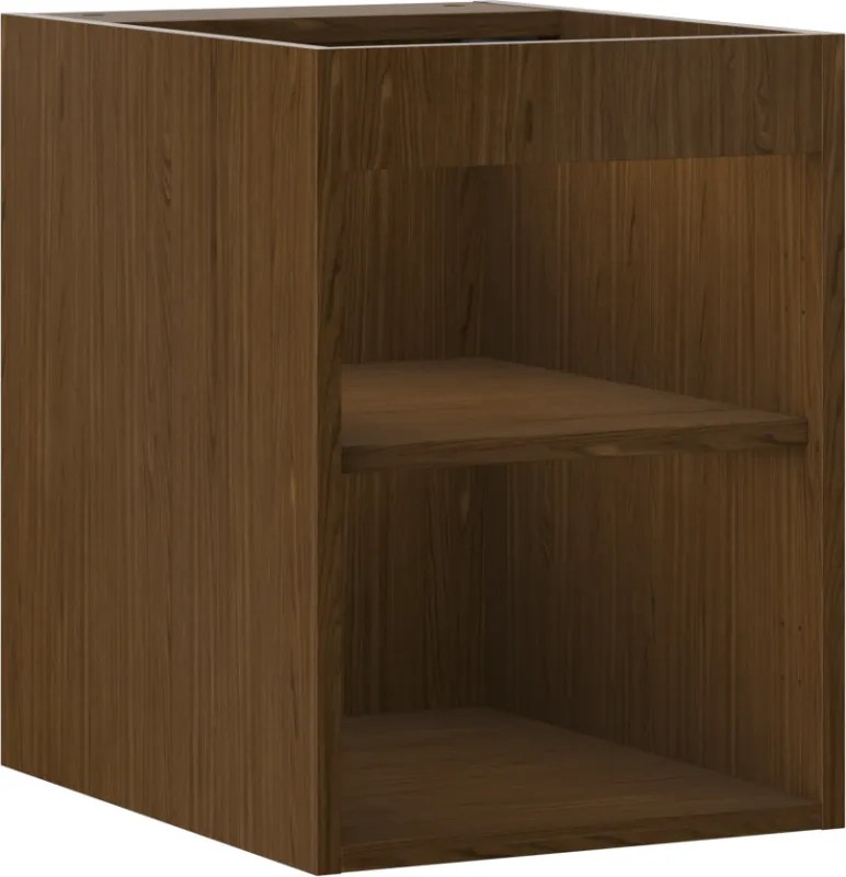 Mexen Box-A, závěsná skříňka 35 cm, ořech, 91AX1-0350-470-1-86
