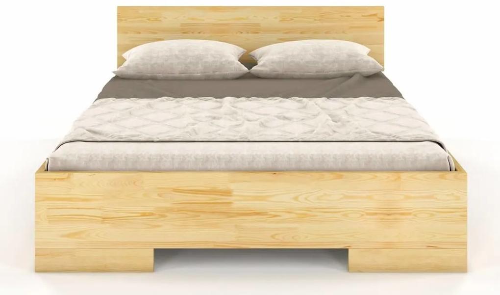 Prodloužená postel Spektrum - borovice   , Borovice přírodní, 120x220 cm