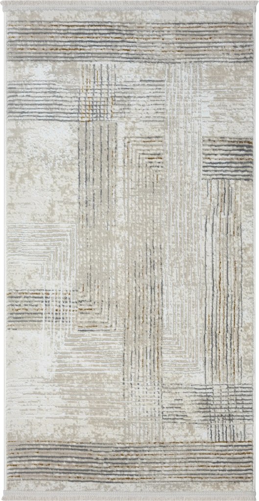 My Flair, Kusový koberec My Way creme, 80x150, šedá, chodba / předsíň