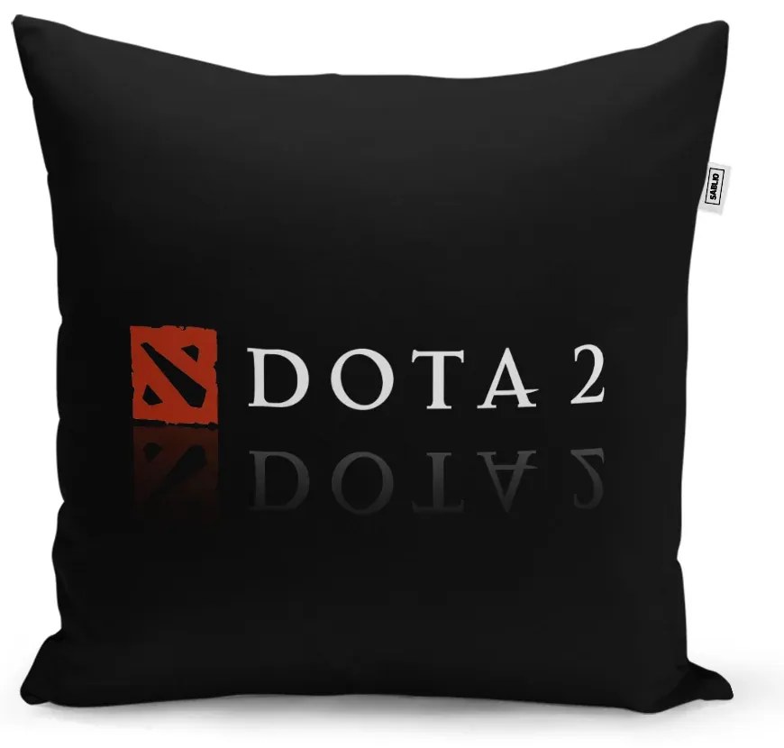 Sablio Polštář DOTA 2 Černá - 50x50 cm