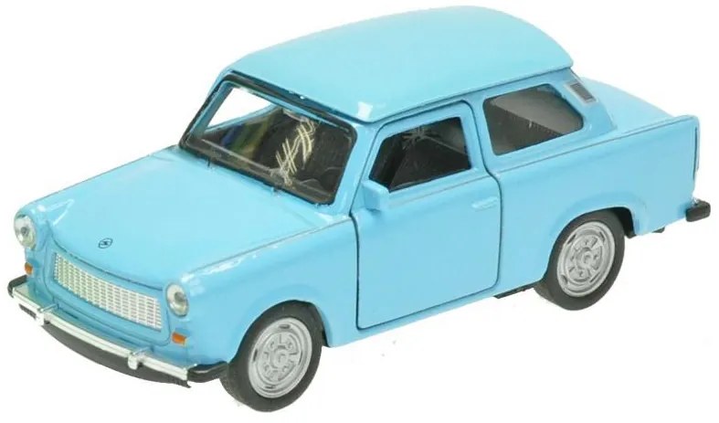 Auto Trabant 11cm kov na zpětné natažení Zelené