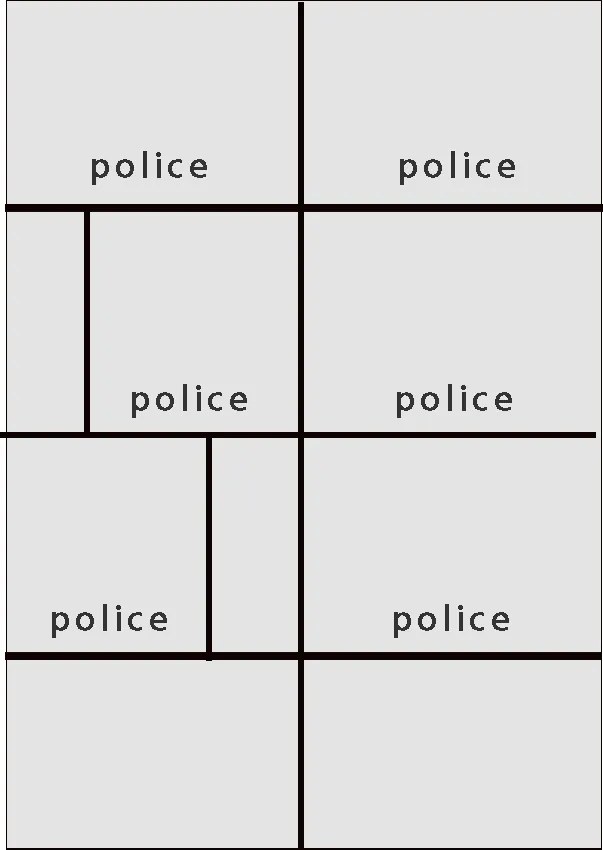 LORIN mo | regál 5 | 90 cm | s policemi a dvířky | PUSH OPEN | kašmír/modrá