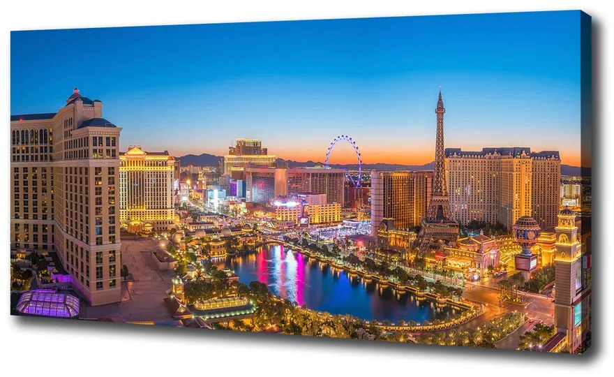 Wallmuralia Foto obraz na plátně do obýváku Las Vegas USA 100x50 cm
