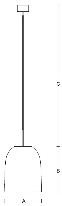 Lucis Závěsné svítidlo Arcane  E27, 100W, ø26 cm, bílo-žluté