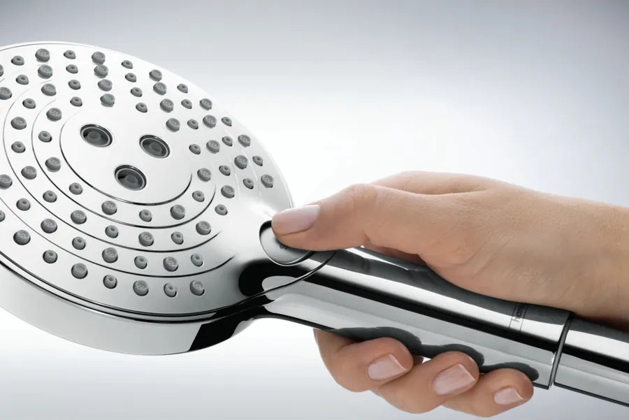 Hansgrohe Raindance Select S, sprchový set 120 3jet PowderRain s hadicí 1250 mm, chromová, HAN-27669000