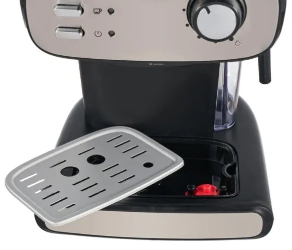 Heinner HEM-1100BKX - Pákový kávovar espresso 850W/230V černá/matný chrom