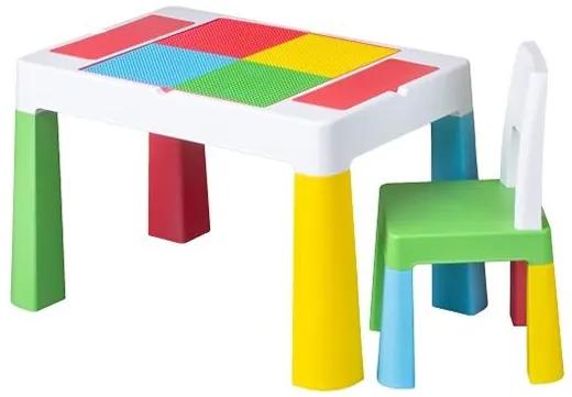 Dětský set stůl a židle MULTIFUN multicolor