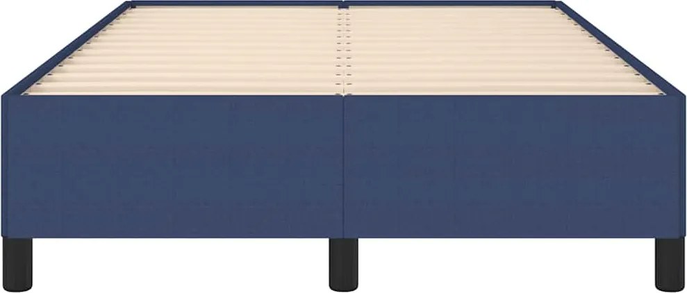 Rám postele bez matrací modrá 120x190 cm textil 3269637