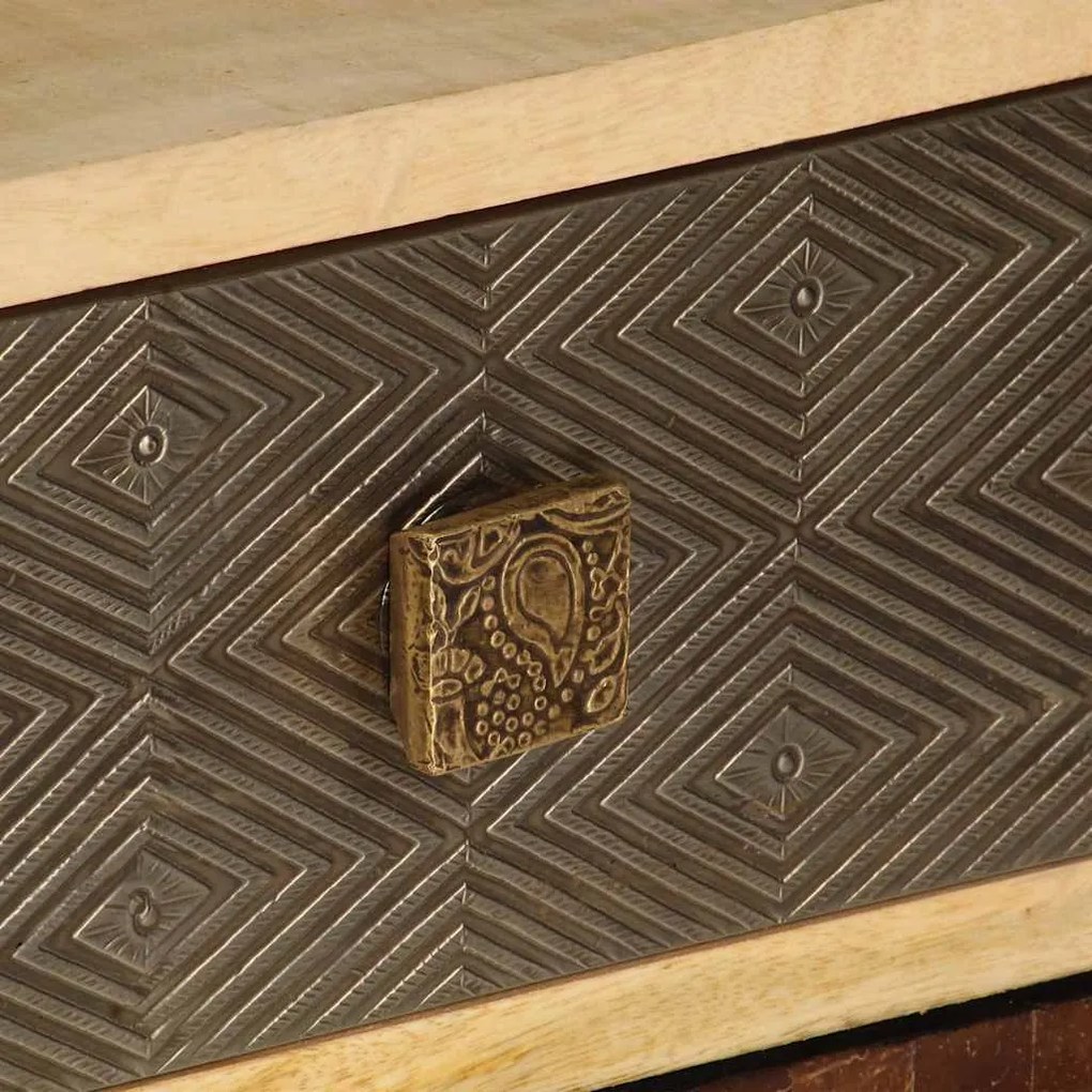 TV stolek 120 x 30 x 40 cm masivní mangovníkové dřevo 247340