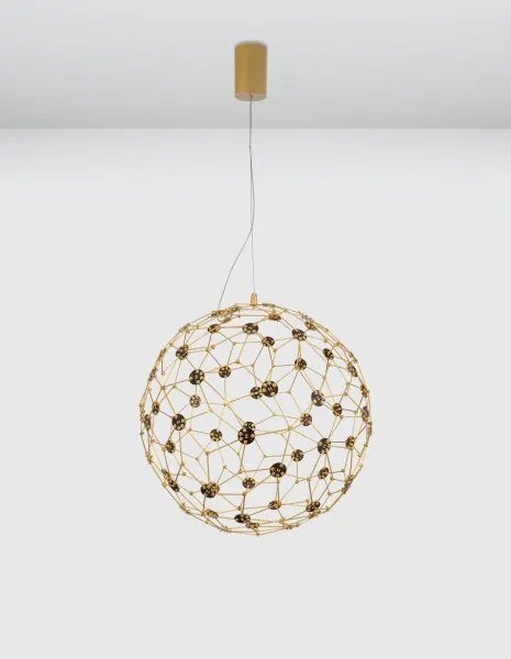 LED lustr Sole 40 zlaté