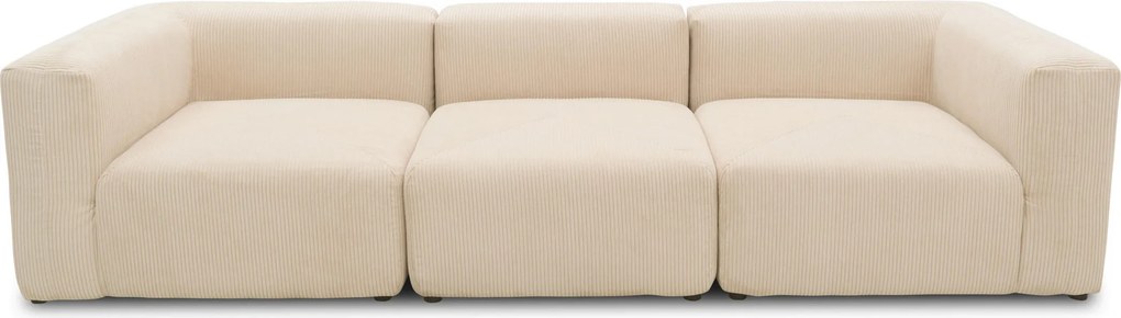 XXXLutz TŘÍMÍSTNÁ POHOVKA, textil, krémová MID.YOU - Pohovky - 001776018413