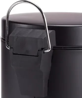 MSV UNIS pedálový odpadkový koš 5 L černá / ocel