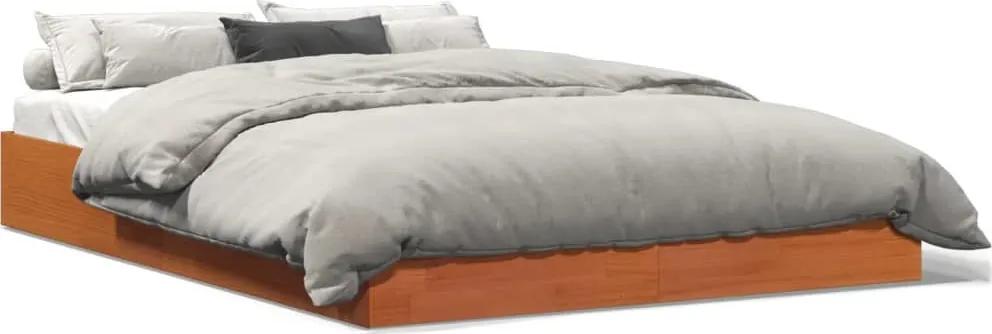 vidaXL Rám postele masivní dřevo 120 x 200 cm [820049] Barva: Černá
