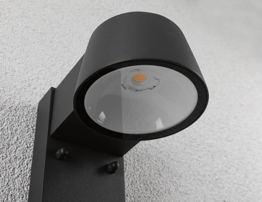 P 94453 Venkovní nástěnné svítidlo Capea antracit IP44 6W 230V teplá bílá pohybové čidlo - PAULMANN