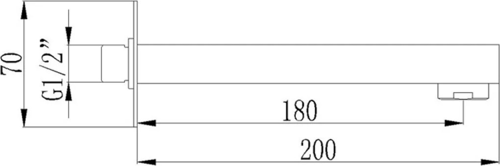 Sapho 1102-49 výtoková hubice