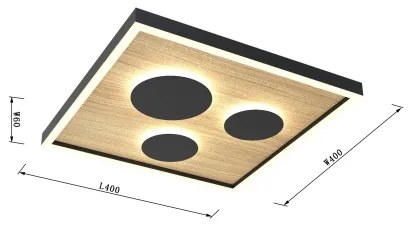 Wofi 9012-306S - LED Stmívatelné stropní svítidlo DIJON LED/26W/230V