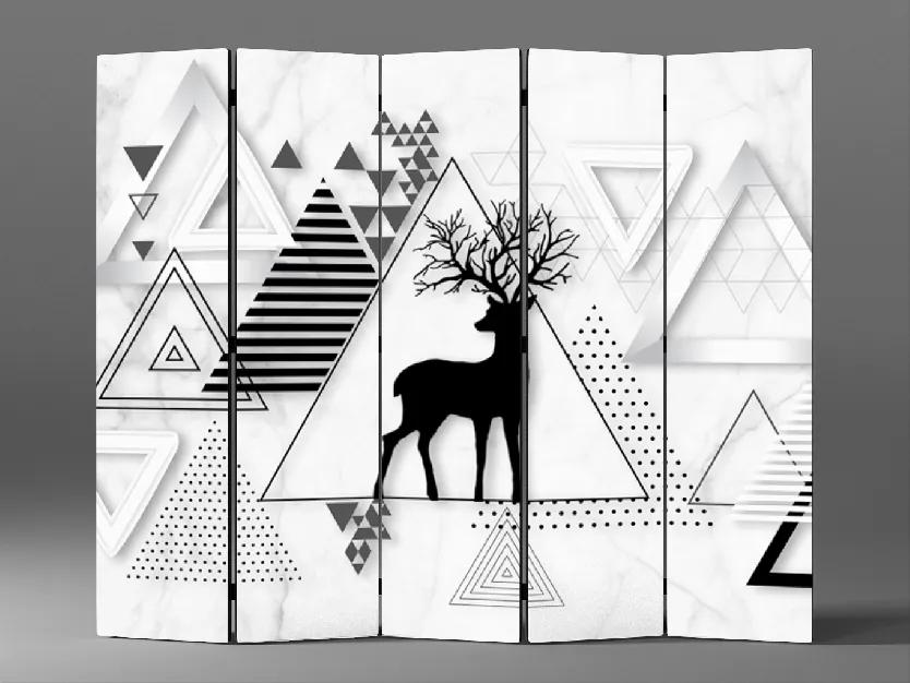 Liox Abstraktní paraván jelen Rozměr: 225 x 180 cm
