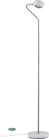 Paulmann 70920 - LED/7,5W Stmívatelná stojací lampa RAMOS 230V bílá/lesklý chrom