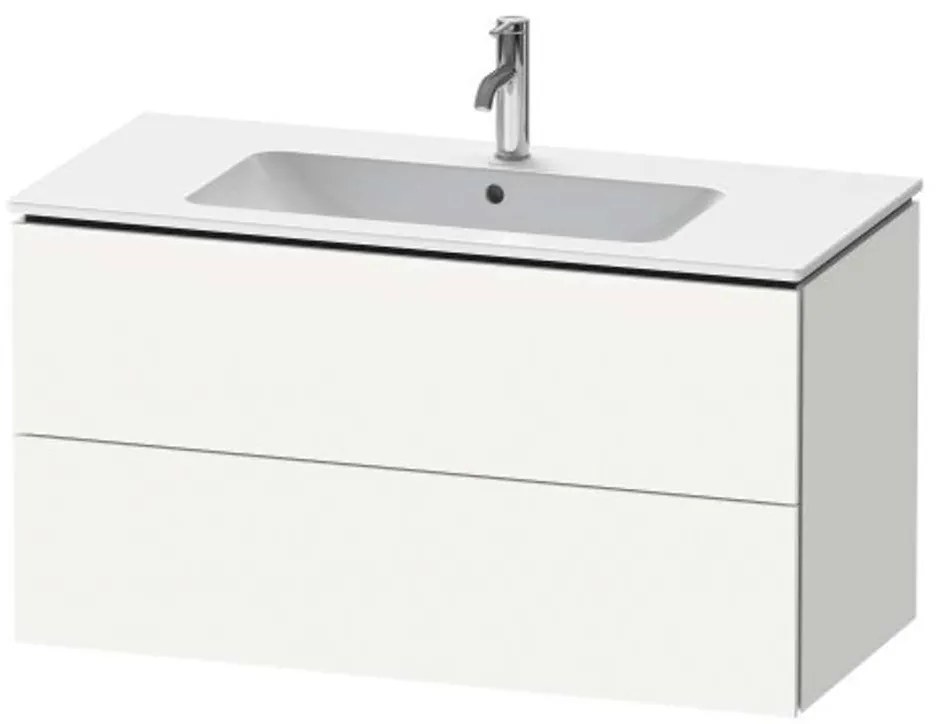 Duravit L-Cube - Umyvadlová skříňka 55x102x48 cm, 2 zásuvky, bílá mat LC624201818
