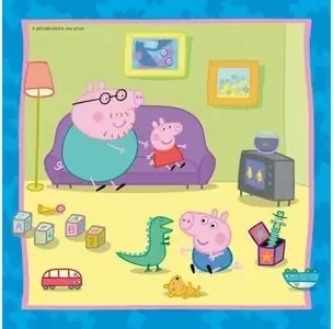 Ravensburger - Puzzle - Prasátko Peppa / 3x49 dílků / od 5 let