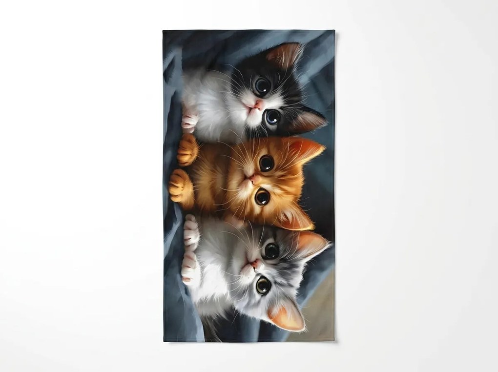 Rychleschnoucí plážová osuška CATTINO barevná 70 x 140 cm, 100% mikrovlákno
