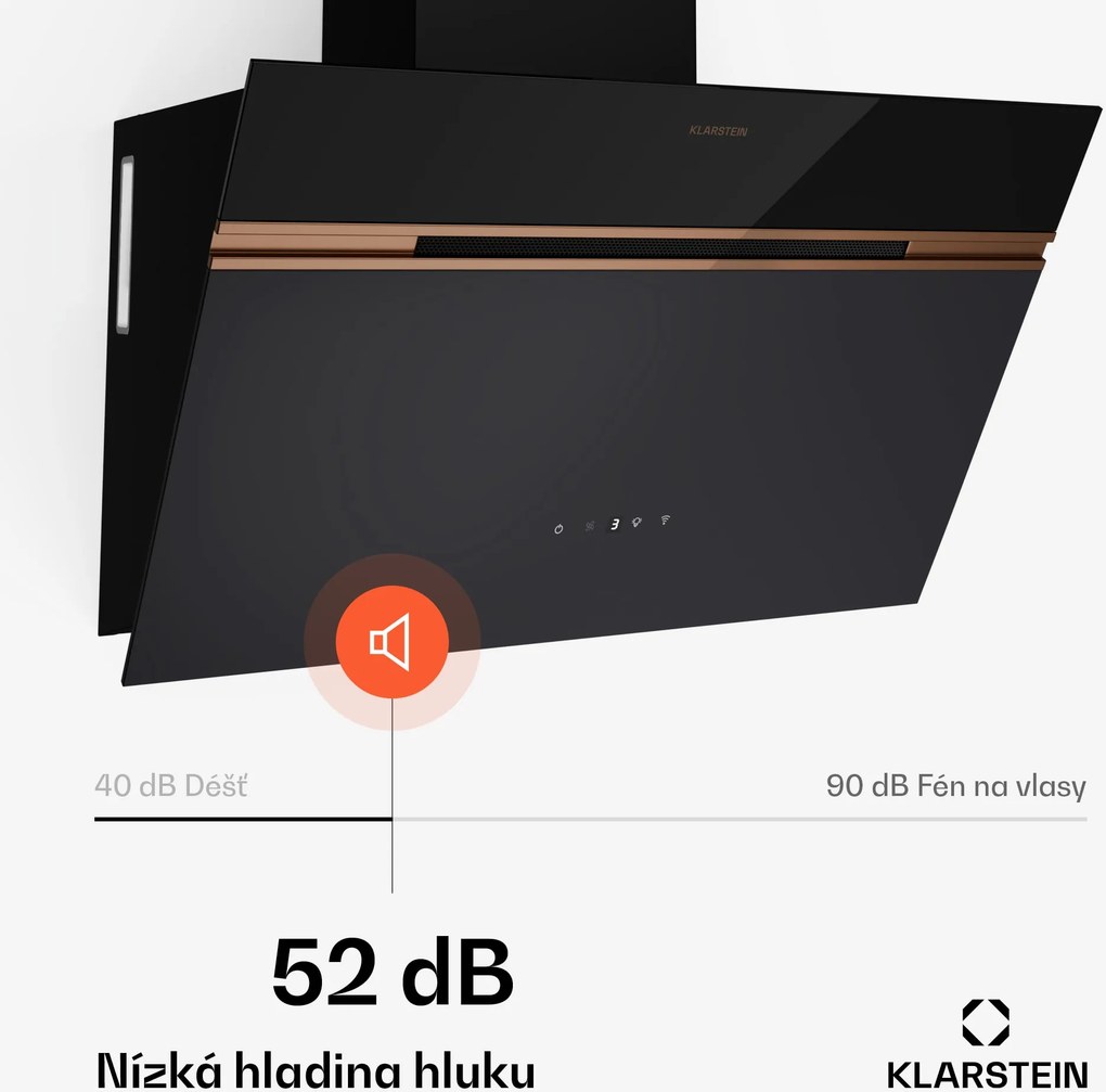 Klarstein Alina digestoř | 60 cm | 679 m³/h | Tichá | EEK A++