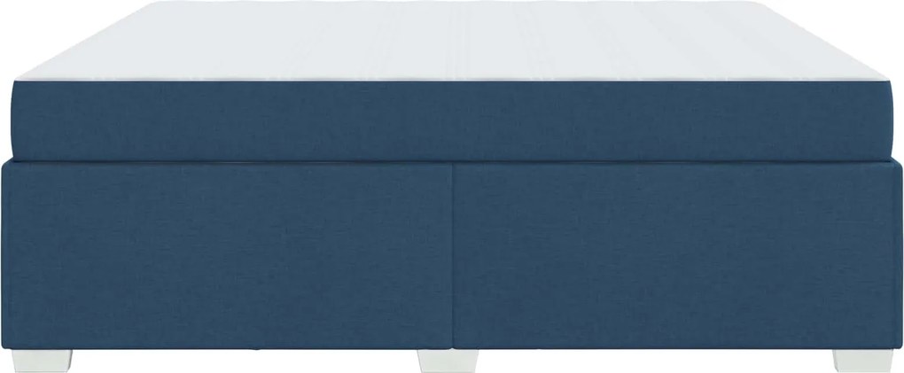 Rám postele s matrací Modrá 180 x 200 cm textil 3399207