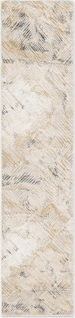XXXLutz TKANÝ KOBEREC, 80/150 cm krémová, šedá Dieter Knoll - Tkané koberce - 003699004054