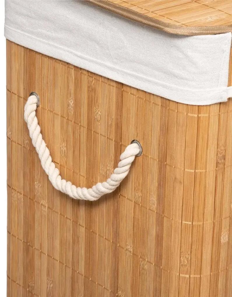 Bambusový koš na prádlo,  60 L